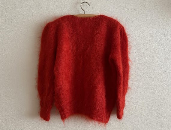 Alain Murati Collection Sweater Red Mohair Women's Pu… - Gem