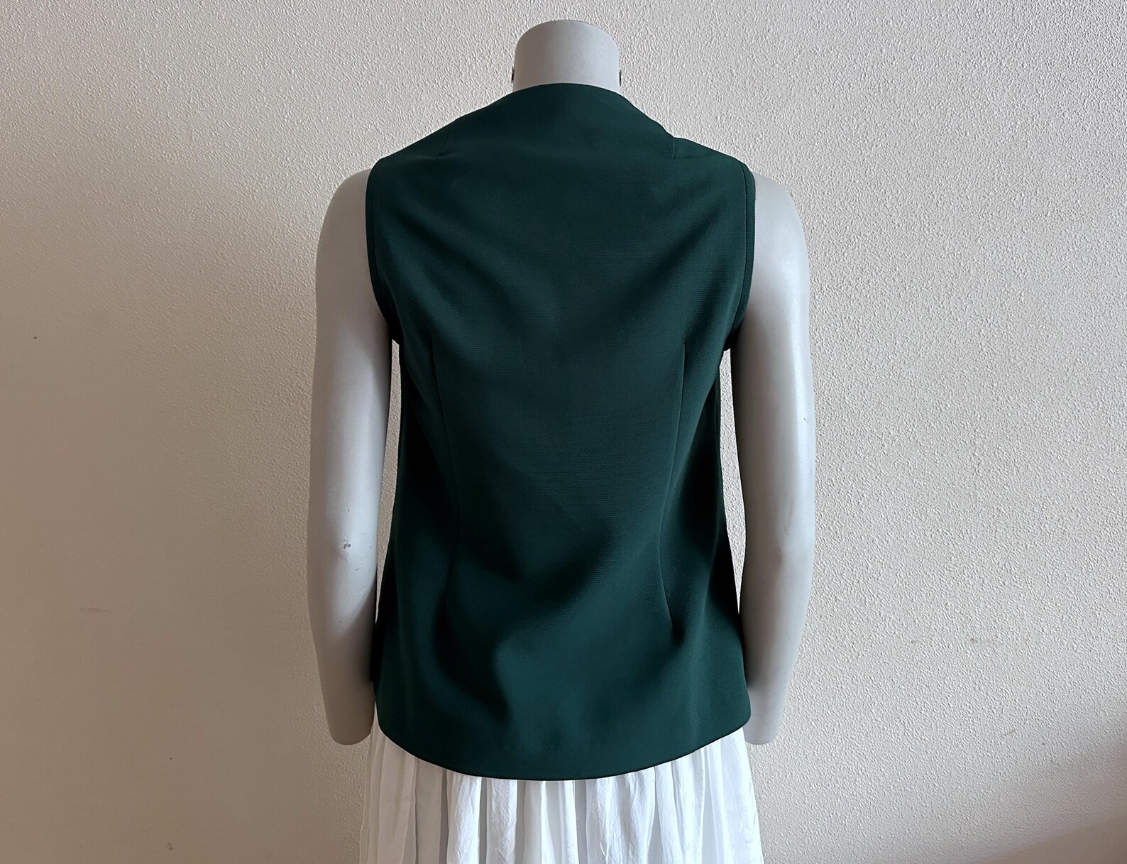 Women's Vest Green Vest Green Women Vest Fitted Vintage Waistcoat ...