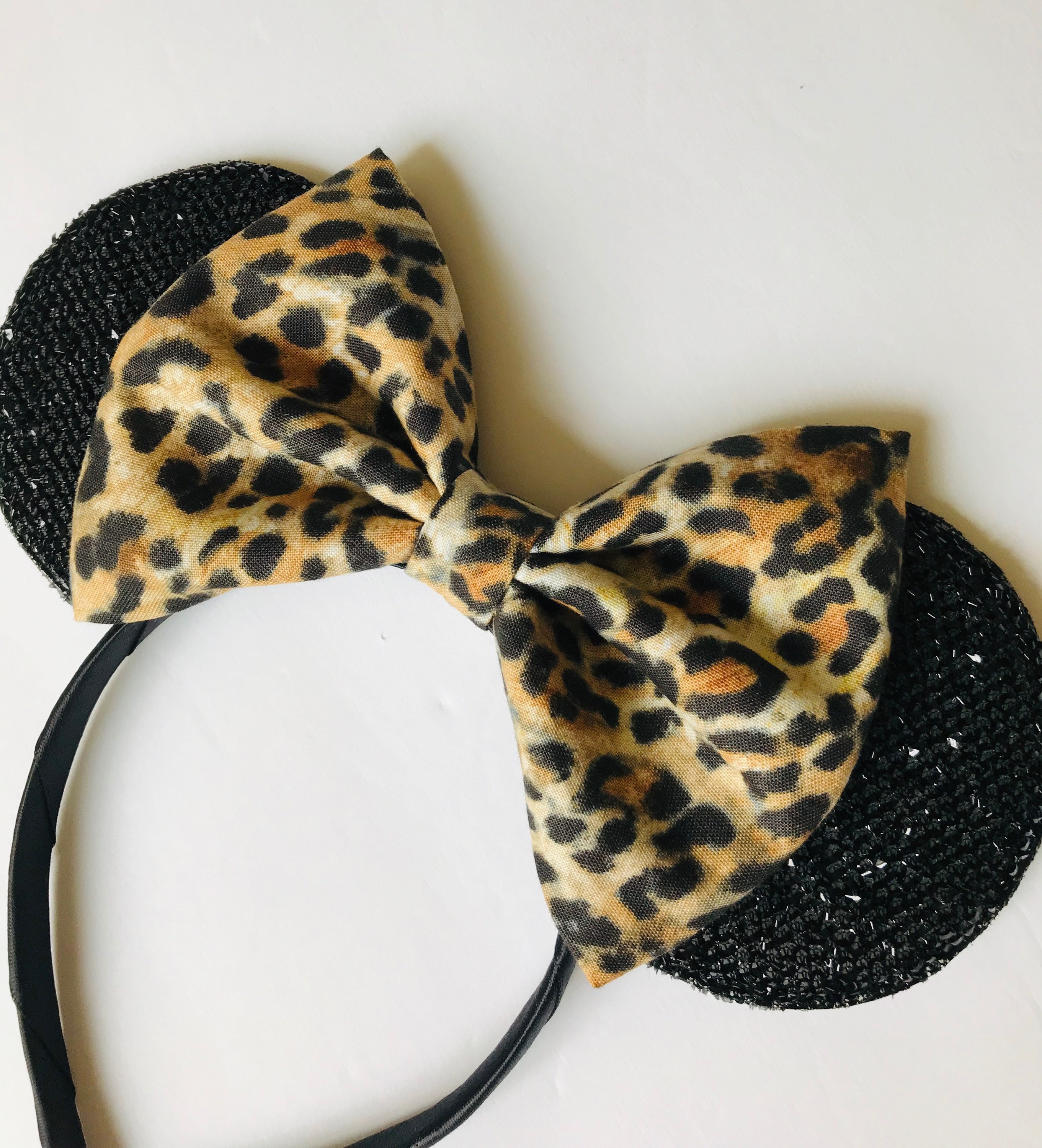 Minnie Leopard Set Minnie Mouse Customear Mask Set Ear | Etsy