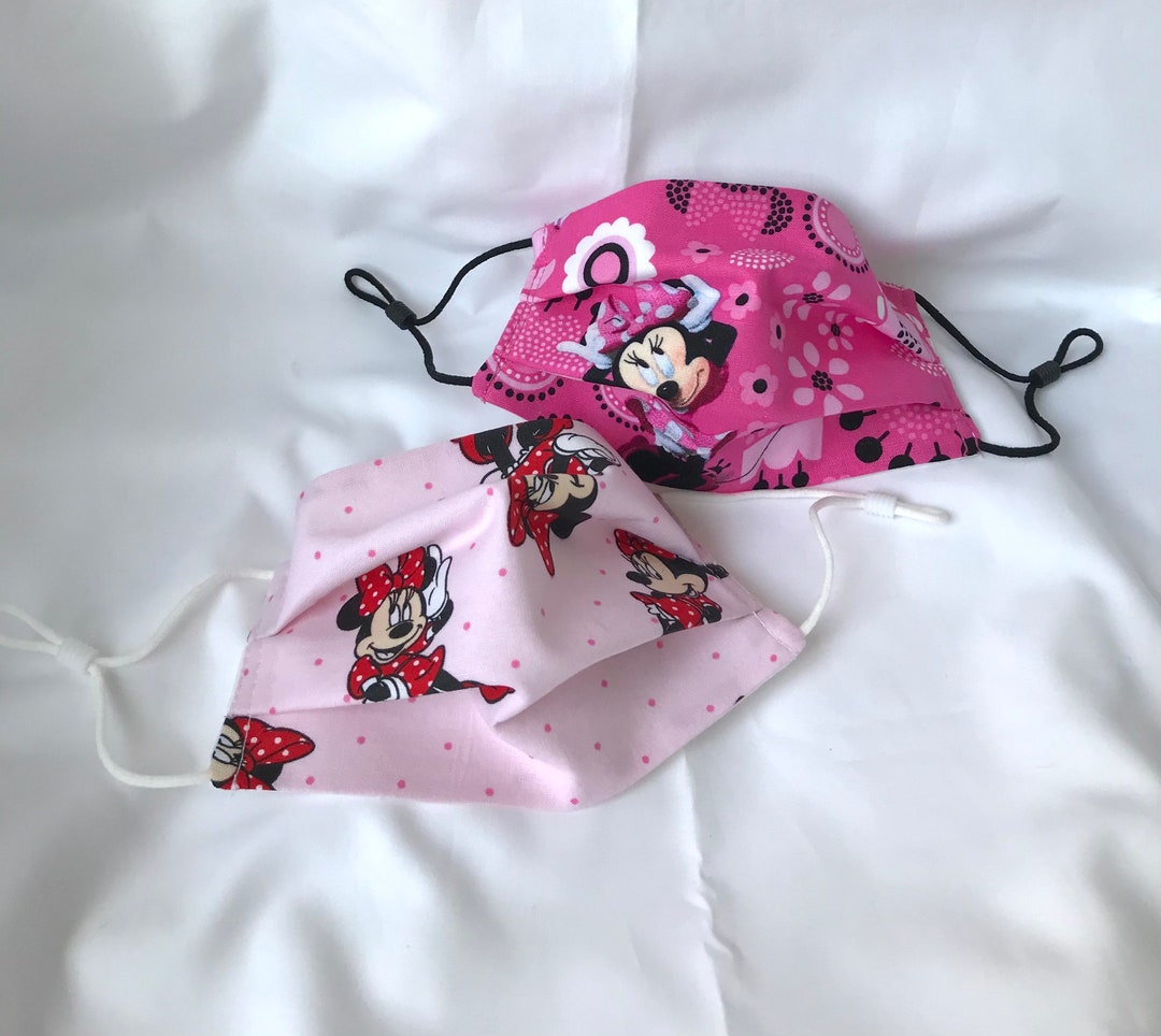 Minnie Frozen Masks, Girls Mask, Fashion Mask, Cotton Kids Mask, Minnie ...