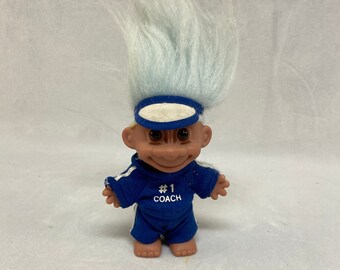 Blue Troll Doll | Etsy