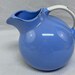 A Vintage Hall Royal Rose Cadet Blue Ball Pitcher - Etsy