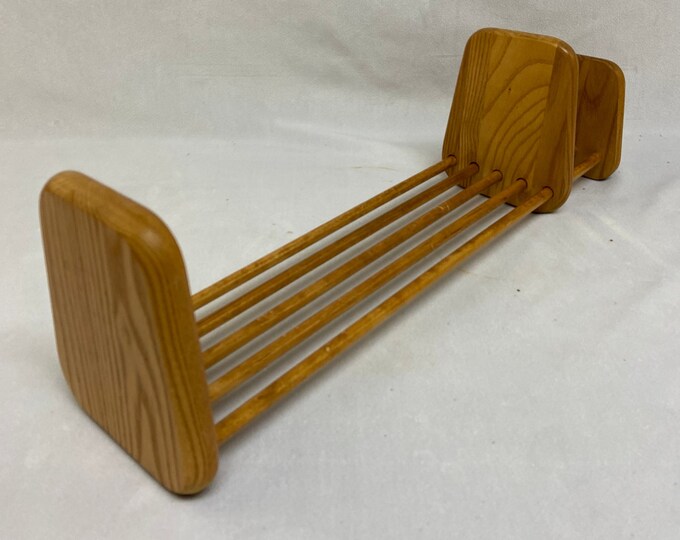 Wood Book Shelf, Expandable Book Rack - Etsy