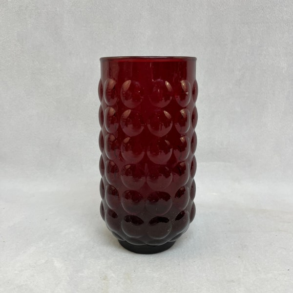 Red Bubble Glass - Etsy