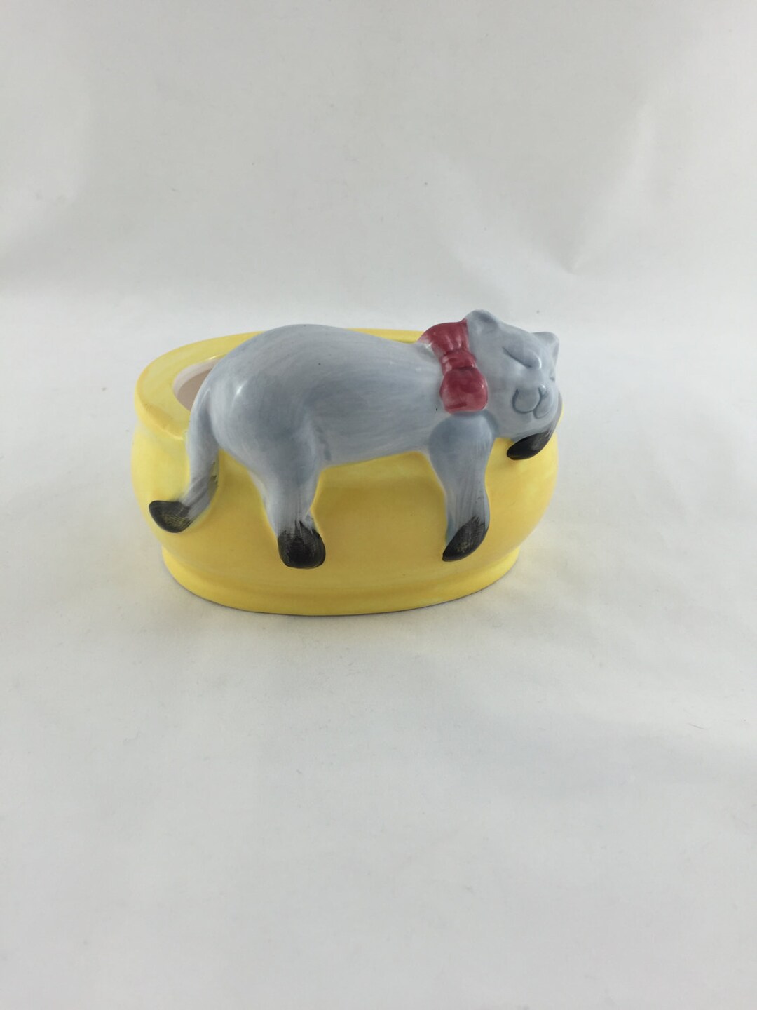 Cat Sponge Bowl Ceramic Dish - Etsy