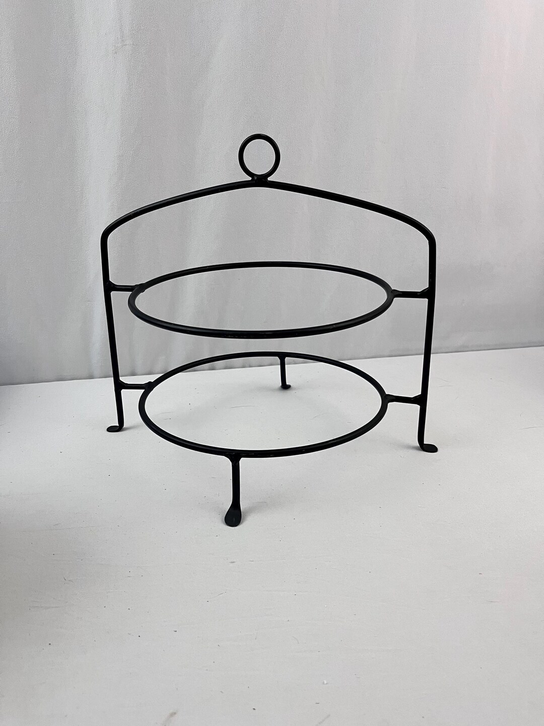 Dark Metal Pie, Cake, Cupcake Rack, 2 Tier Rack - Etsy