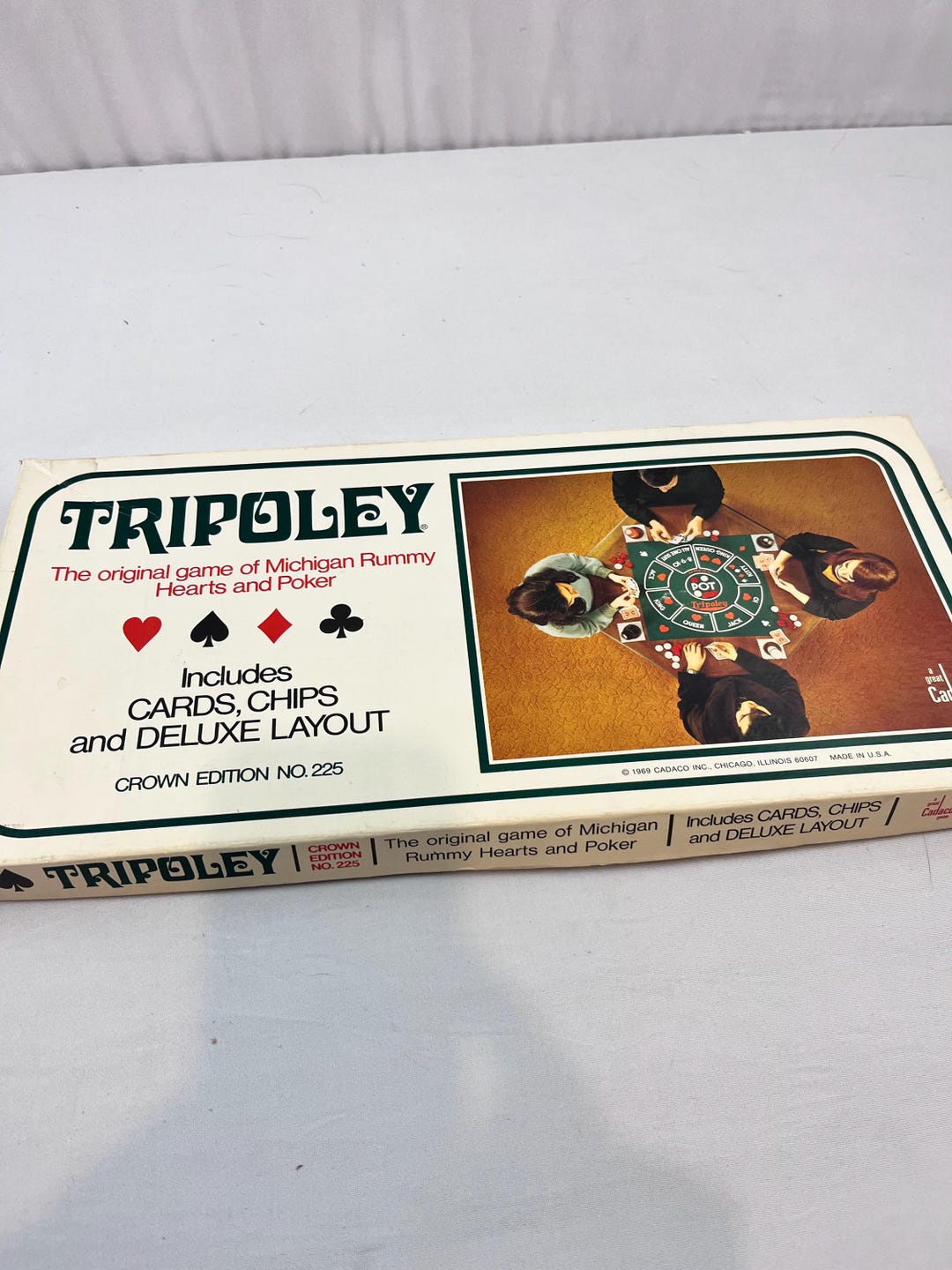 Vintage 1969 Tripoley Board Game by Cadaco - Etsy