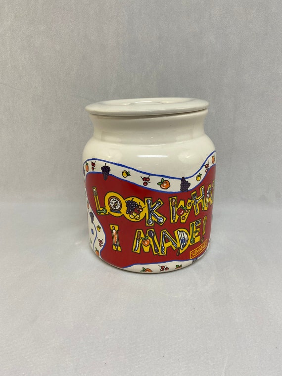 Sun-Maid Look What I Made Cookie Jar | Etsy