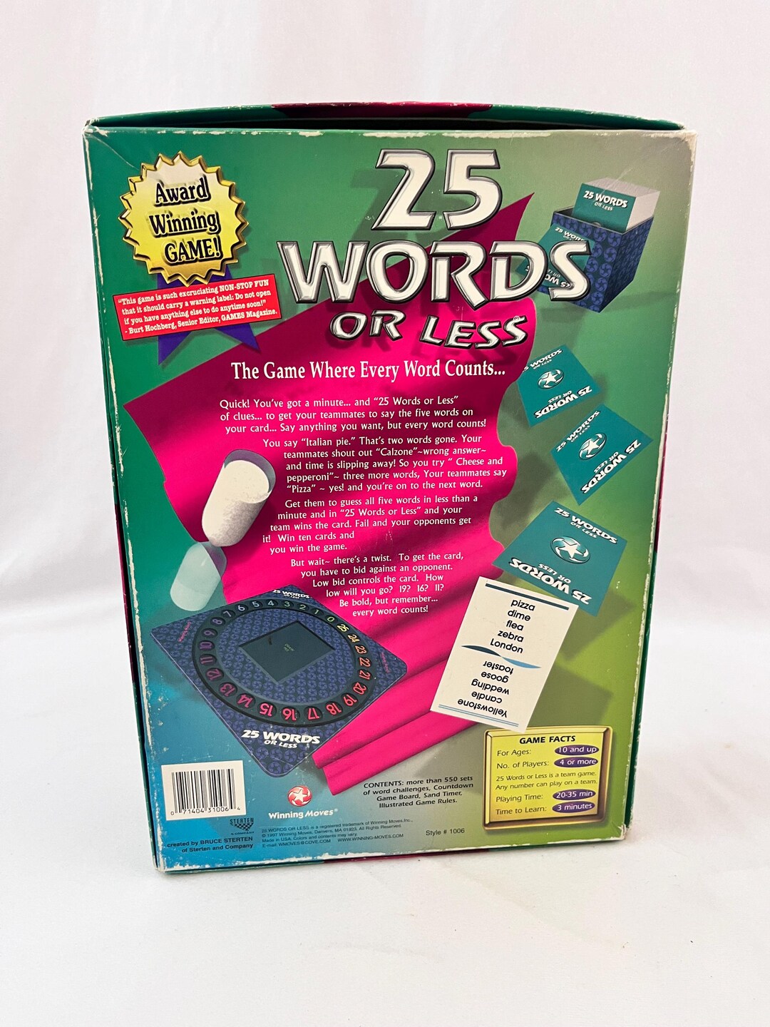 Vintage Board Game 2000 25 Words or Less - Etsy