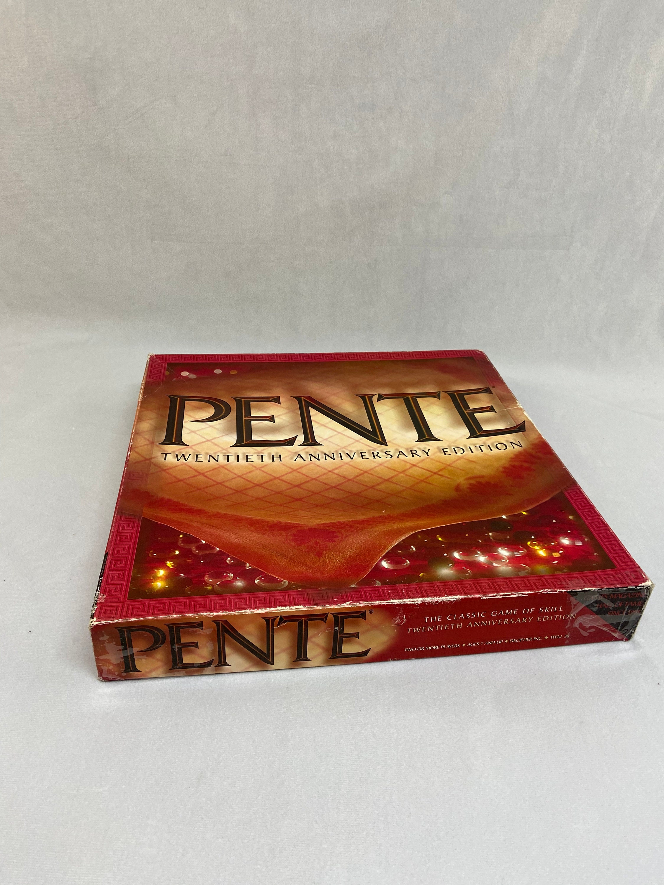 Vintage Pente Board Game 20th Anniversary Edition Board Games Games ...