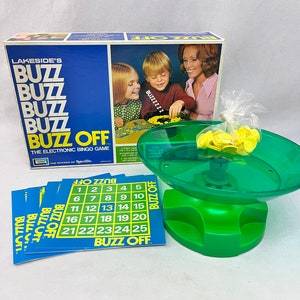 Vintage Buzz off Game, Electronic Bingo, Lakeside Games, 1970 - Etsy