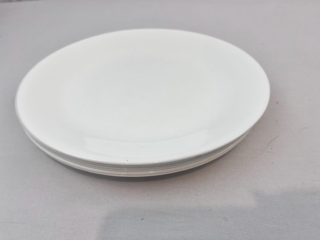 Corelle White Dinner Plates, Set of 6 - Etsy