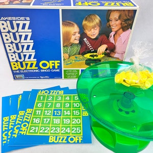 Vintage Buzz off Game, Electronic Bingo, Lakeside Games, 1970 - Etsy