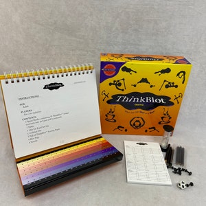 Vintage Think Blot Game by Mattel - Etsy