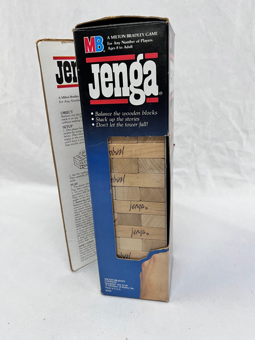 Vintage 1986 Jenga Game, Milton Bradley, NIB Sealed - Etsy
