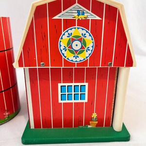 Vintage 1986 Fisher Price Family Farm Barn, Animals, Tractor and Fence ...