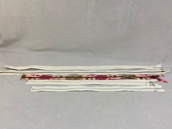Separating 21-30 Inch Zippers in Pink Camo and White 5 Total - Etsy