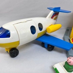Vintage Fisher Price Jet Toy and Jetport 933, 1980 - Etsy
