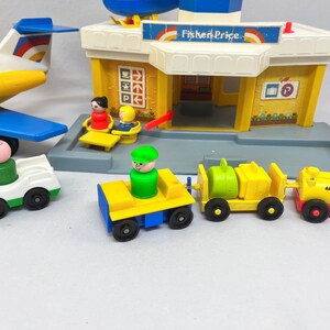Vintage Fisher Price Jet Toy and Jetport 933, 1980 - Etsy