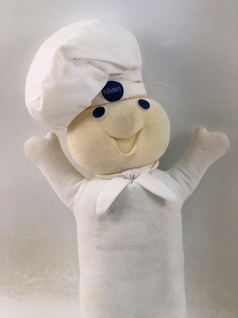 Vintage Pillsbury Dough Boy Plush/stuffed Toy 18 Doll - Etsy