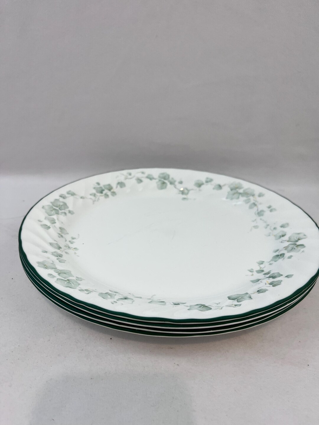 Corelle Callaway Dinner Plates Set of 4 Green Ivy - Etsy
