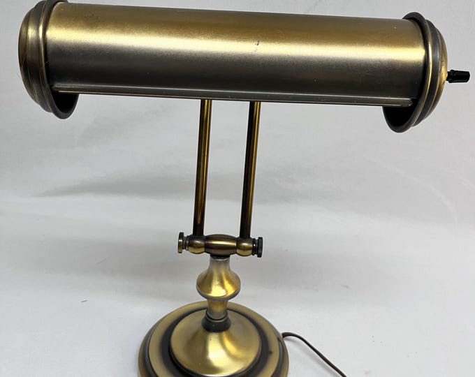 Vintage Solid Brass Piano Lamp, Desk Lamp Adjustable - Etsy