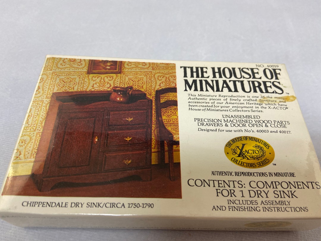 Vintage House of Miniatures Doll House Furniture Kits - Etsy