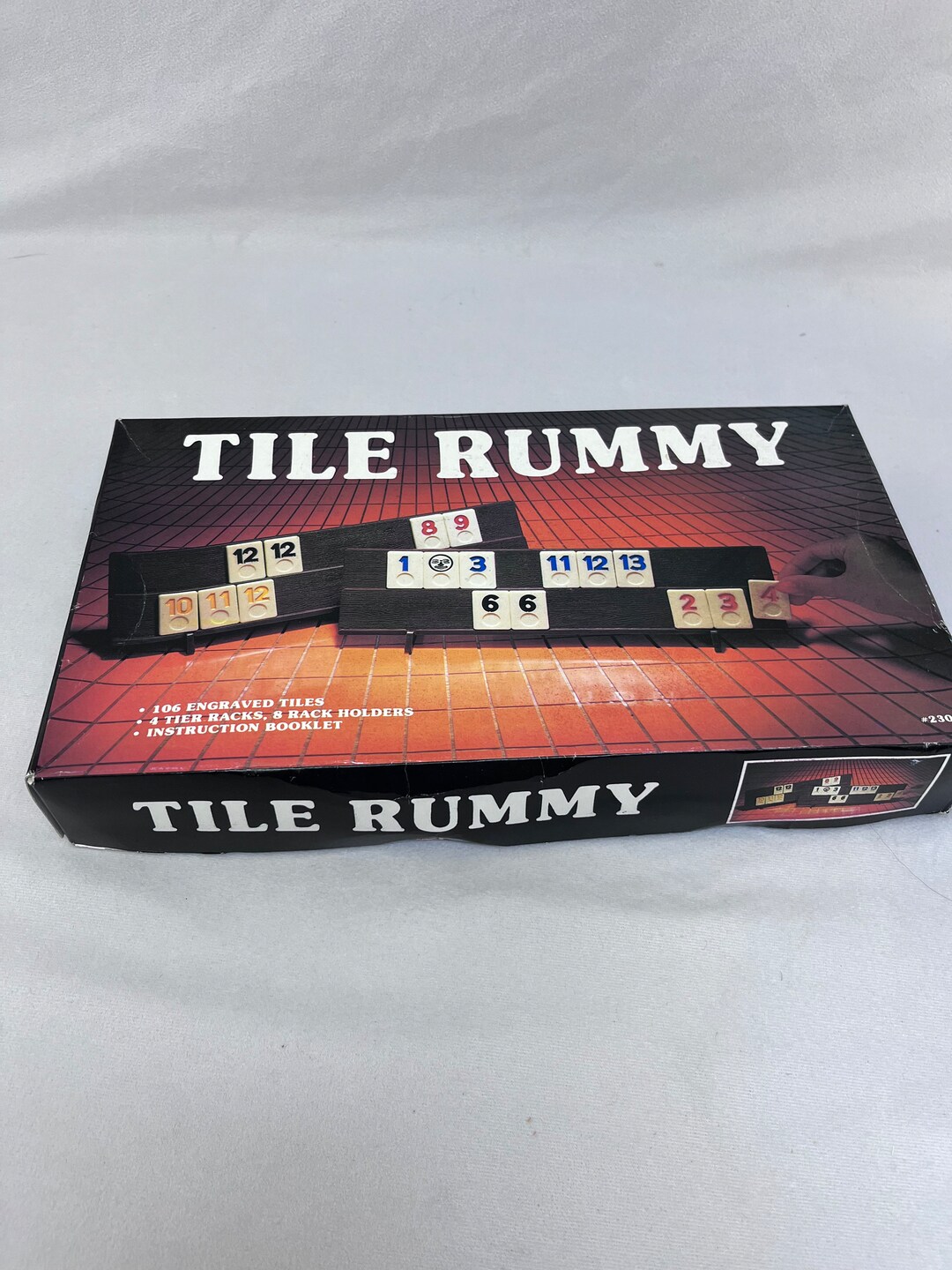 Vintage Board Game Tile Rummy - Etsy