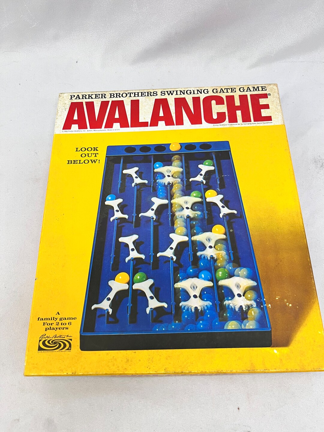 Vintage Avalanche Game by Parker Brothers 1966 - Etsy