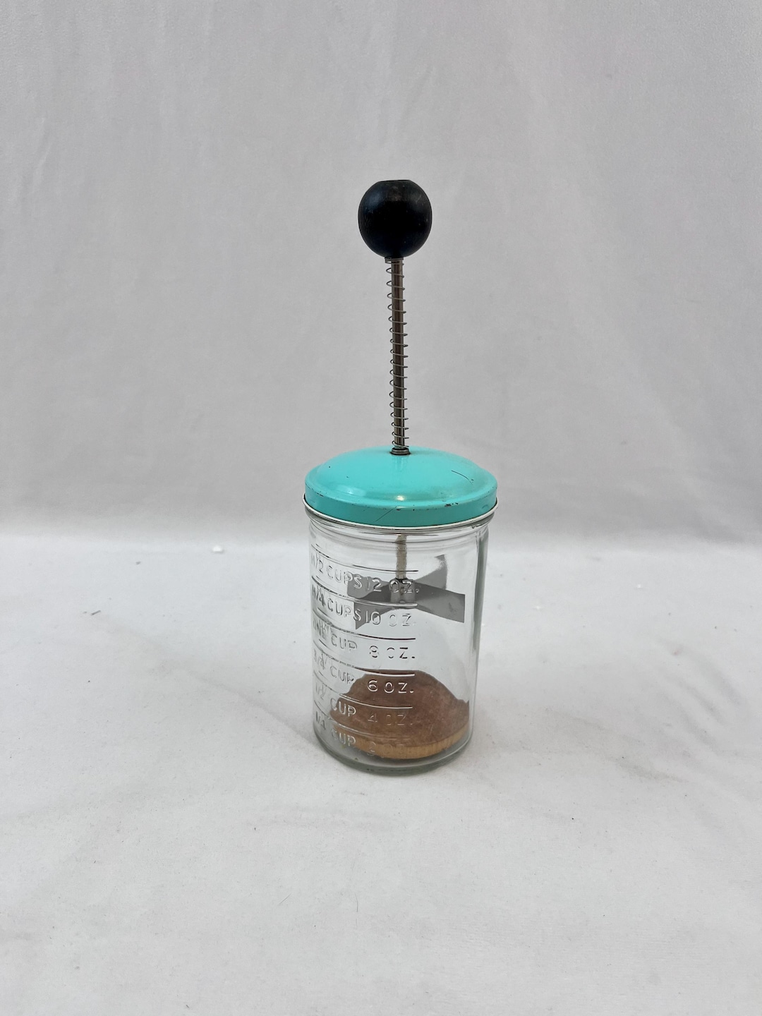 Vintage Nut Chopper Measuring Cup Glass Jar, 2 Cup Capacity - Etsy