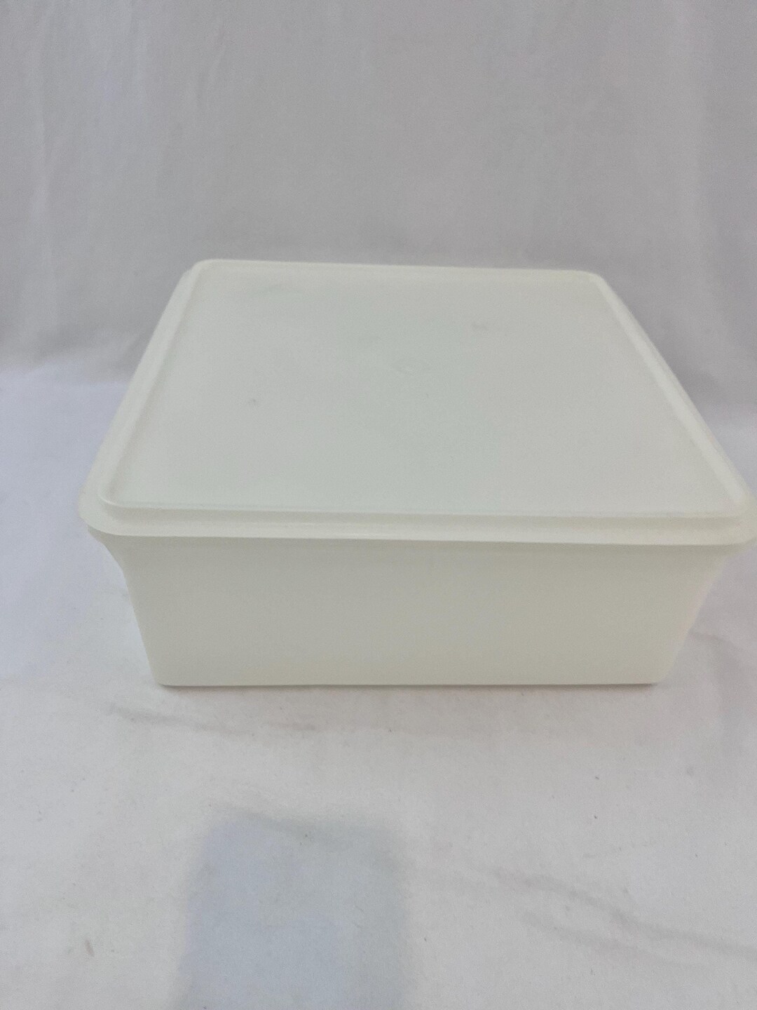 Vintage Extra Large Square Tupperware Container - Etsy
