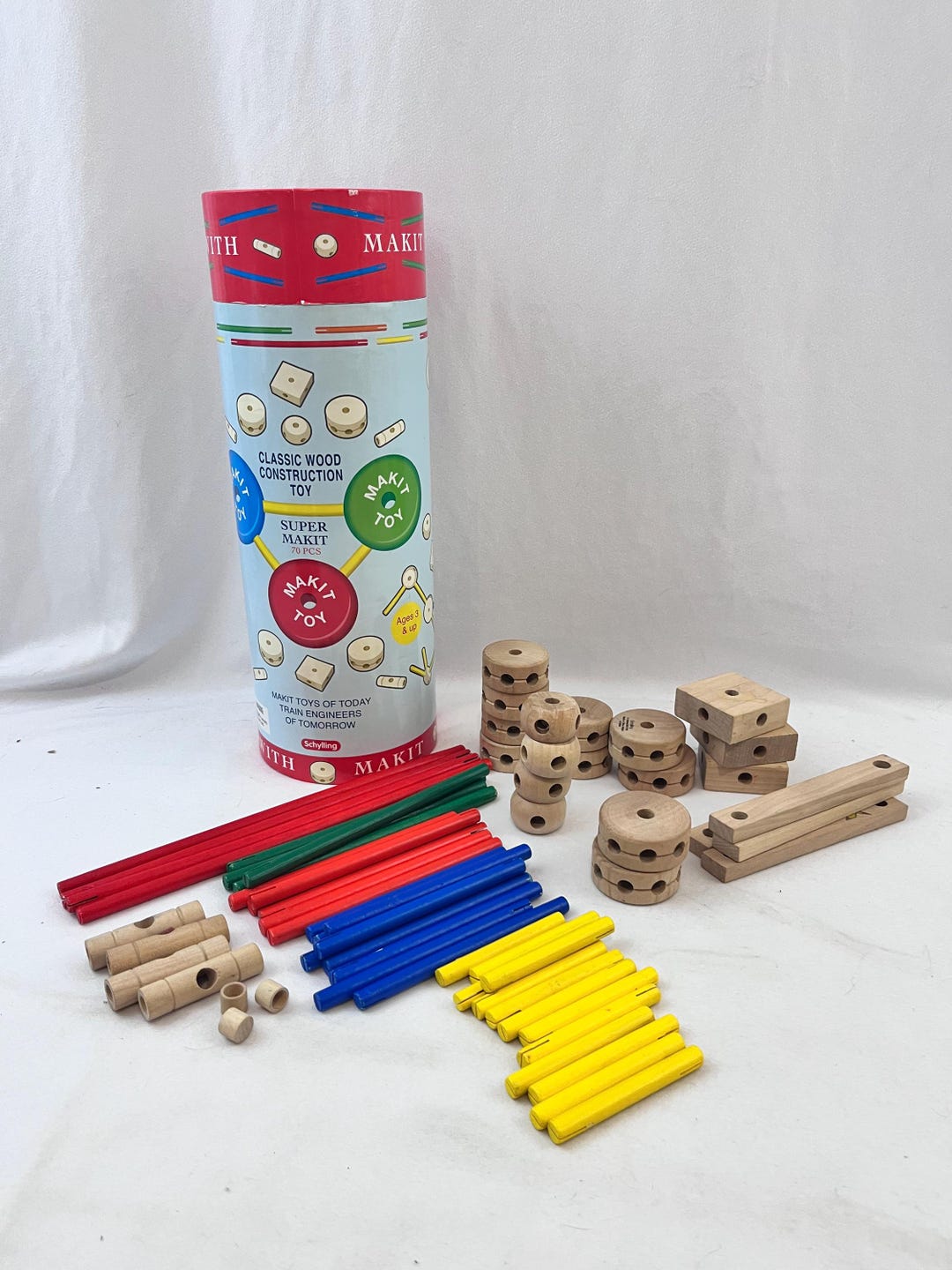 Vintage Makit Toy, Building Toy - Etsy