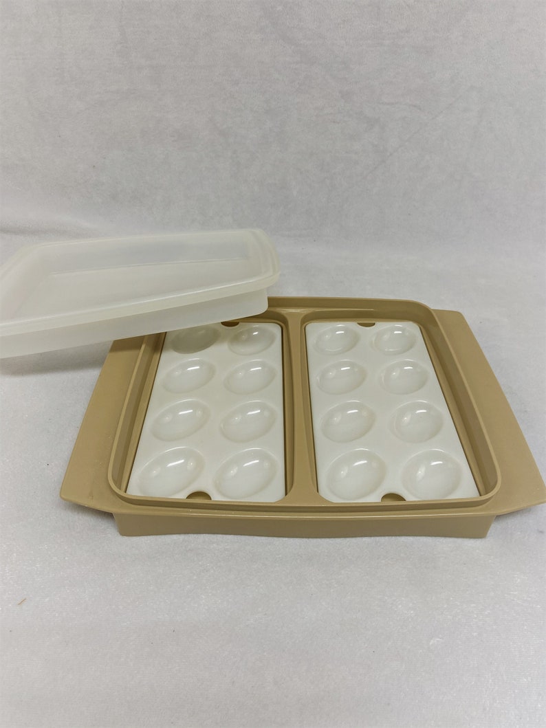 Vintage Tupperware Egg Carrier Deviled Egg Tray - Etsy