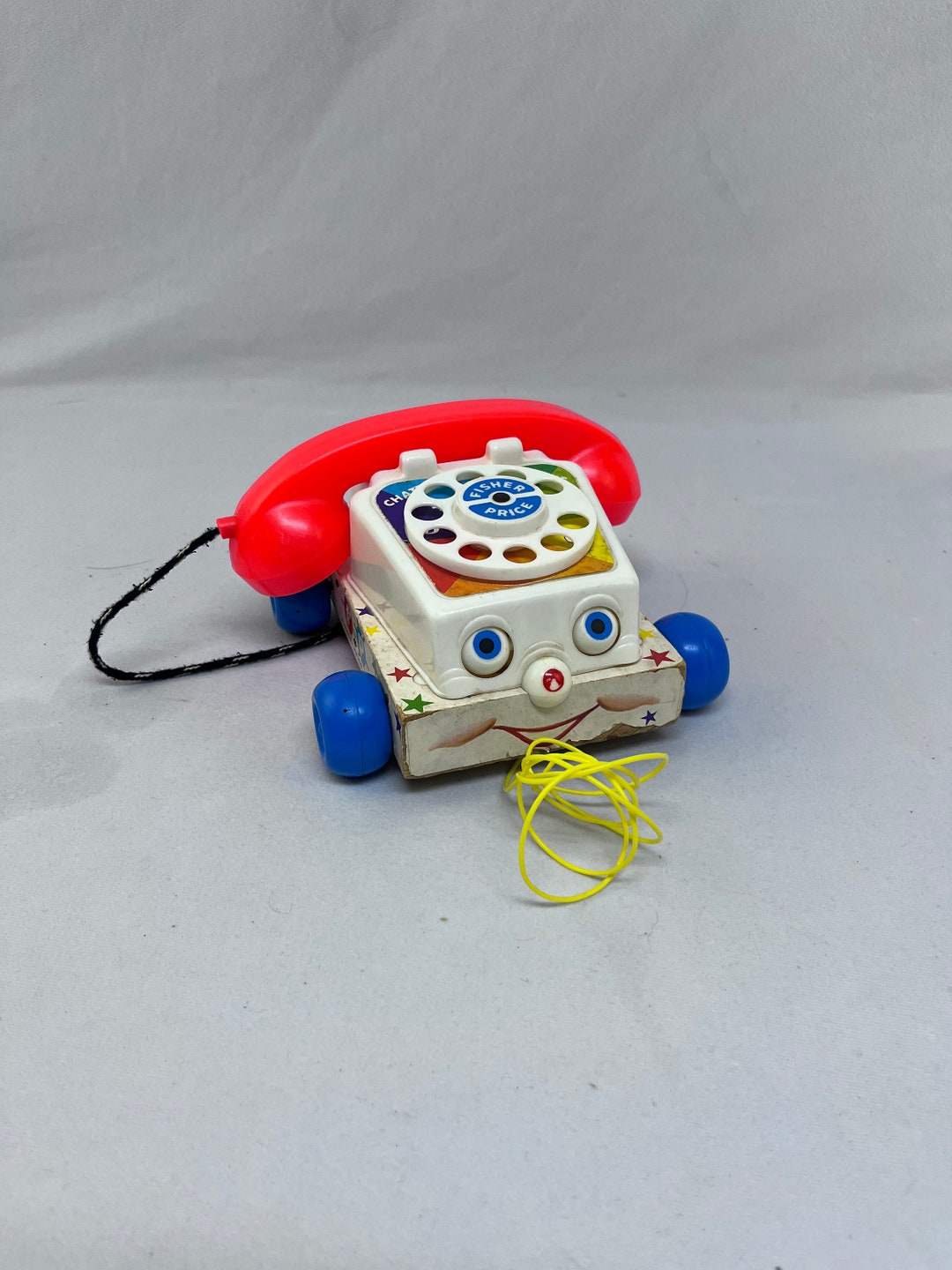 Vintage 1961 Fisher Price Chatter Telephone Pull Toy - Etsy