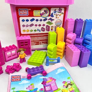 Mega Bloks, Duplo Compatible Set, 100 Piece Set - Etsy