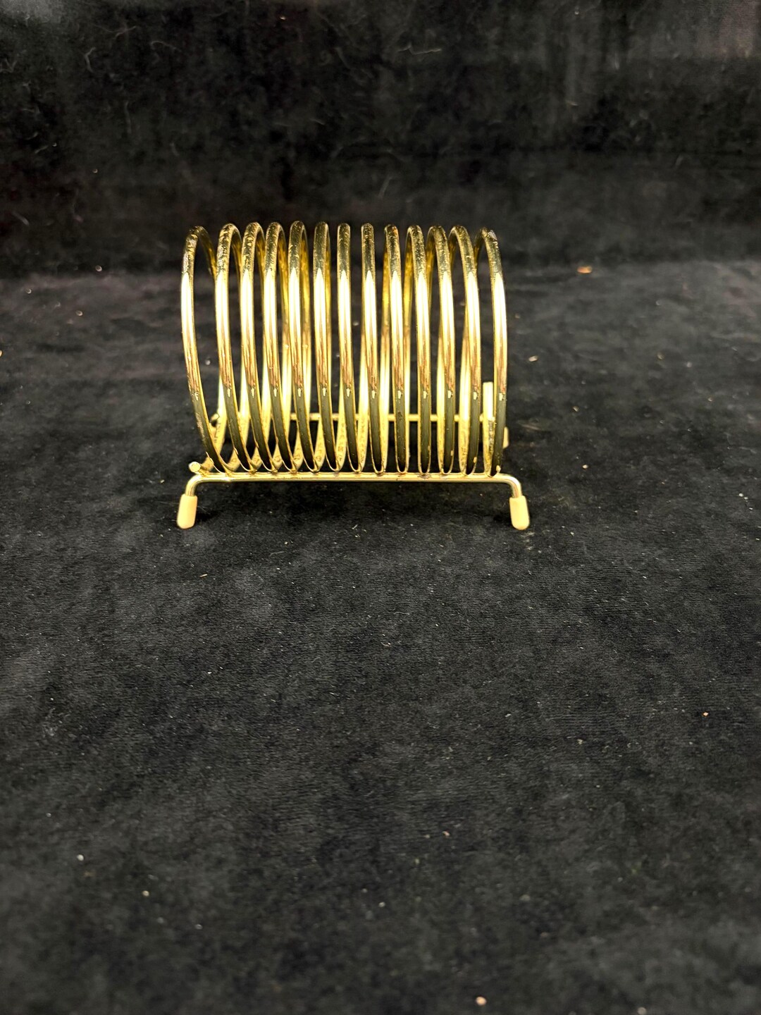 Vintage Gold Spring Wire Letter Holder - Etsy