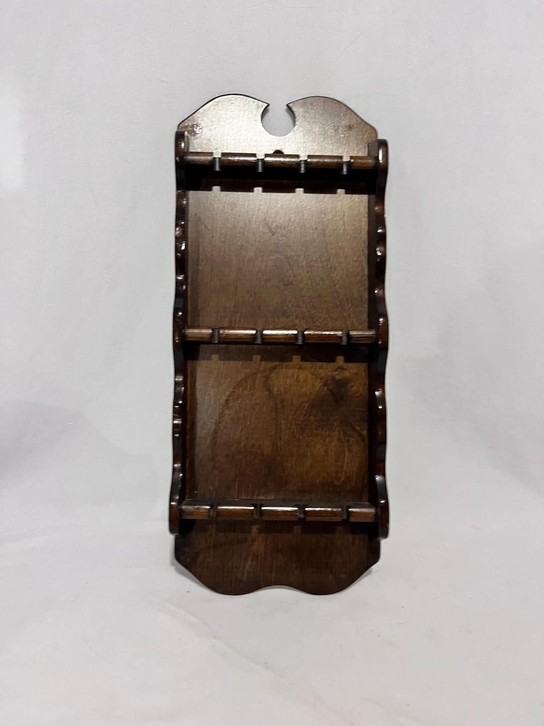 Vintage Wood Collectible Spoon Display Rack, Solid Wood, Hanging ...