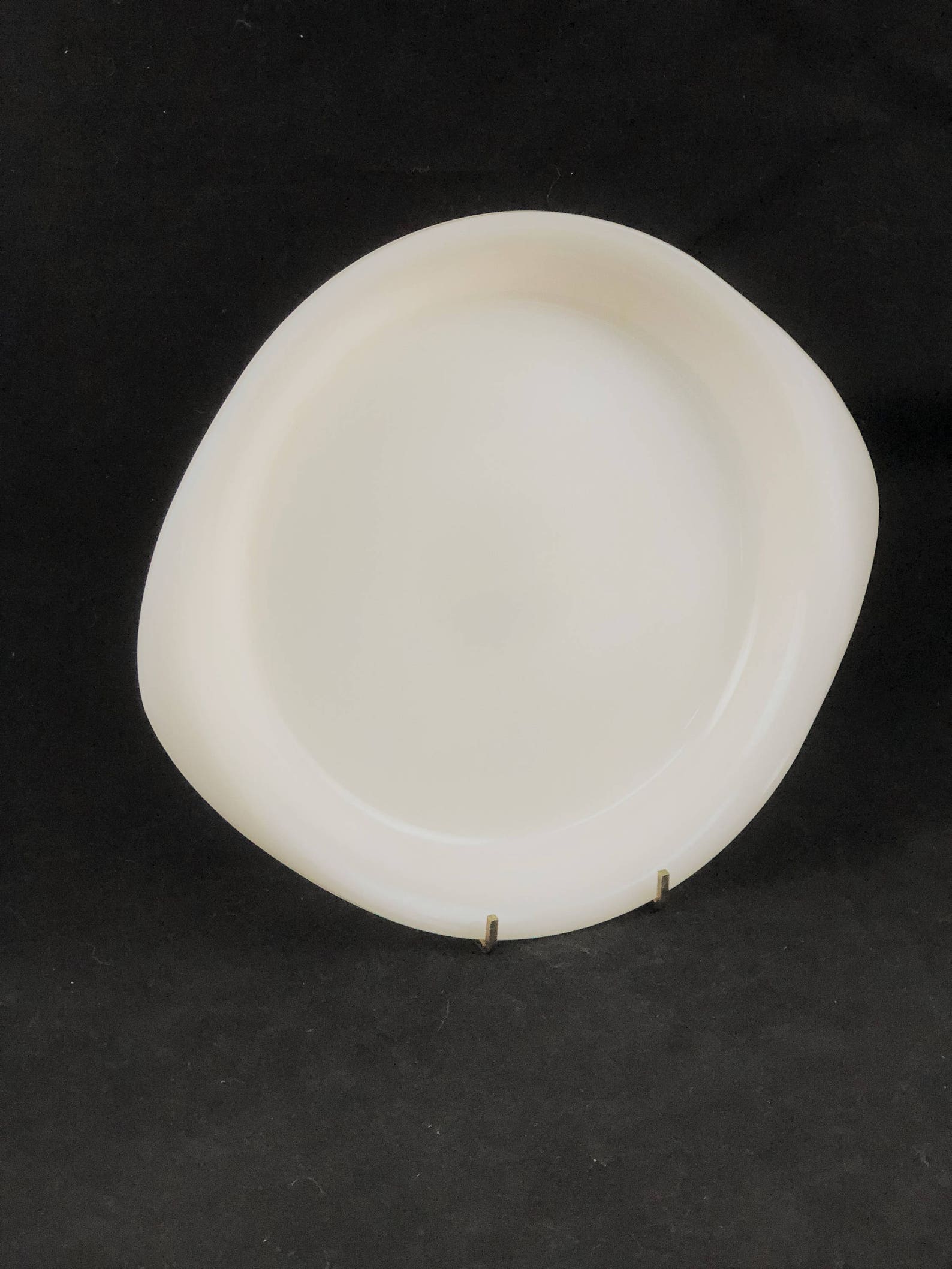 Vintage Glasbake Milk Glass Pie Pan - Etsy