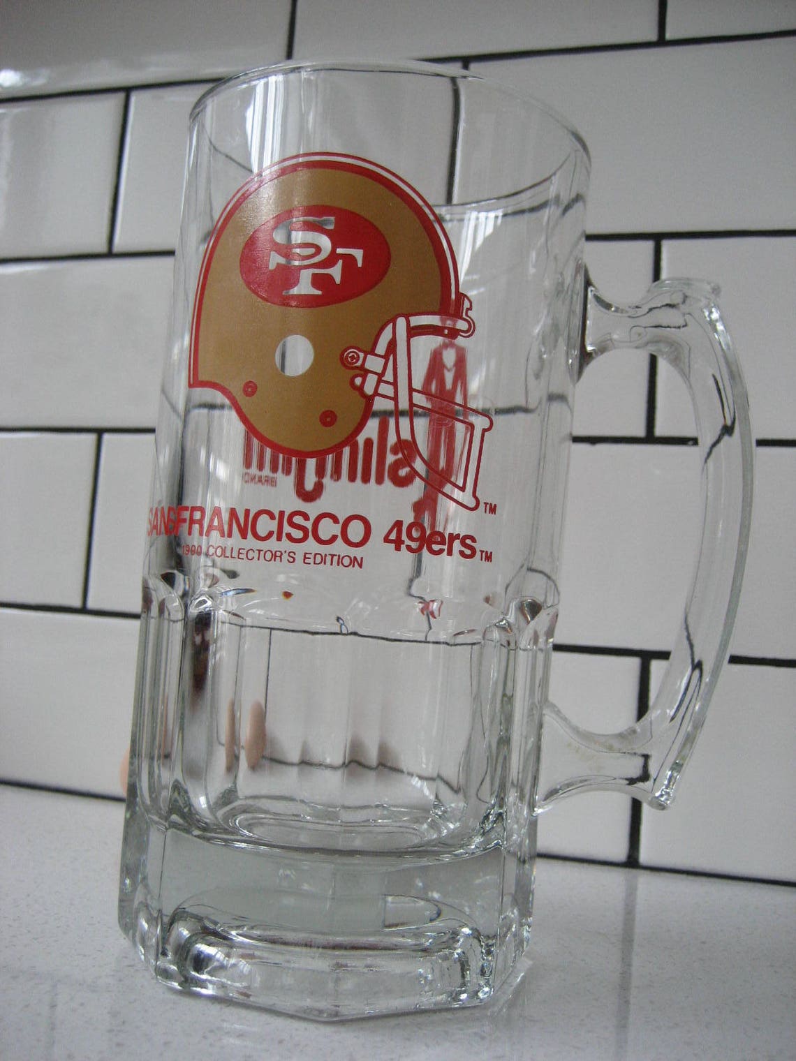 XXL Vintage Football Beer Mug HUGE San Francisco 49ers 1990 Collector's ...