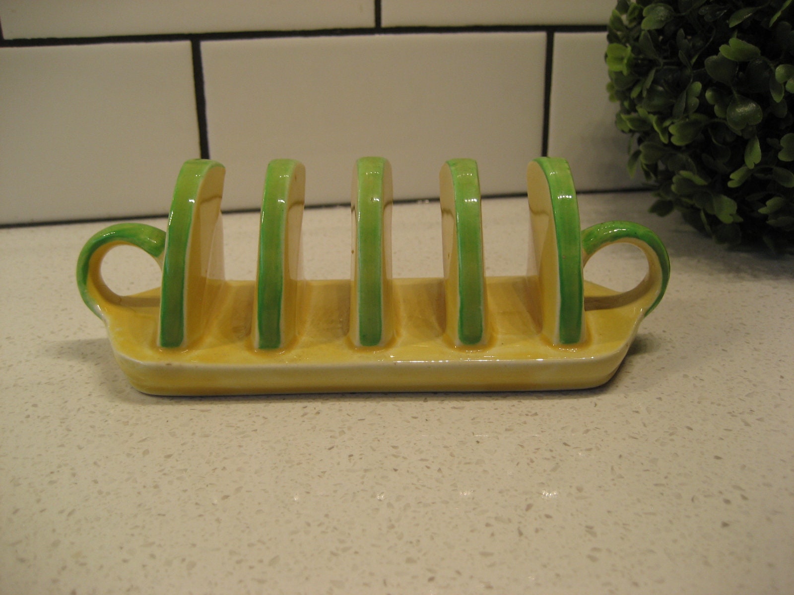 Vintage Carlton Ware Art Deco Toast Rack Miami Beach Lemon | Etsy Australia