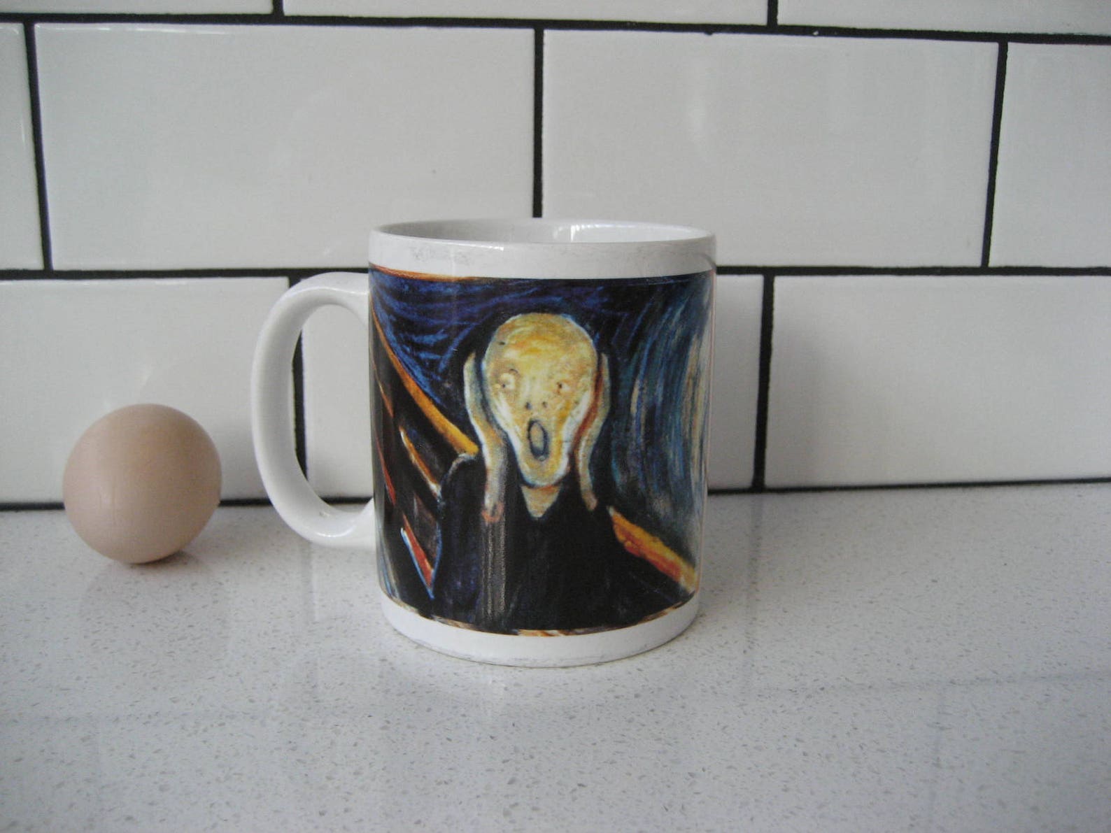 Vintage the Scream Coffee Cup 1996 Edvard Munch Art Lover Gift Glazed ...