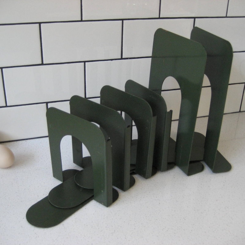 Metal Bookends - Etsy