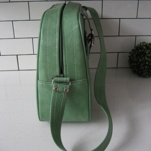 18" Vintage Samsonite Soft Side Travel Bag Metal Feet Cross-body or ...