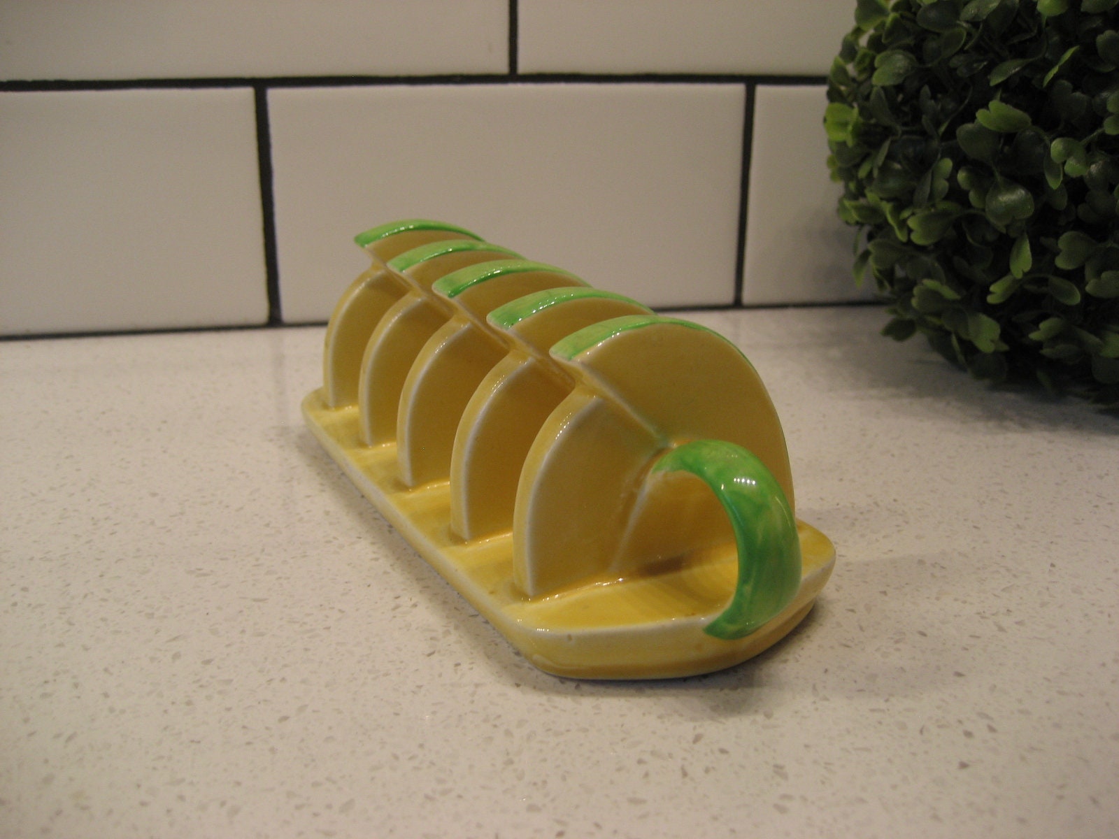 Vintage Carlton Ware Art Deco Toast Rack Miami Beach Lemon | Etsy Australia