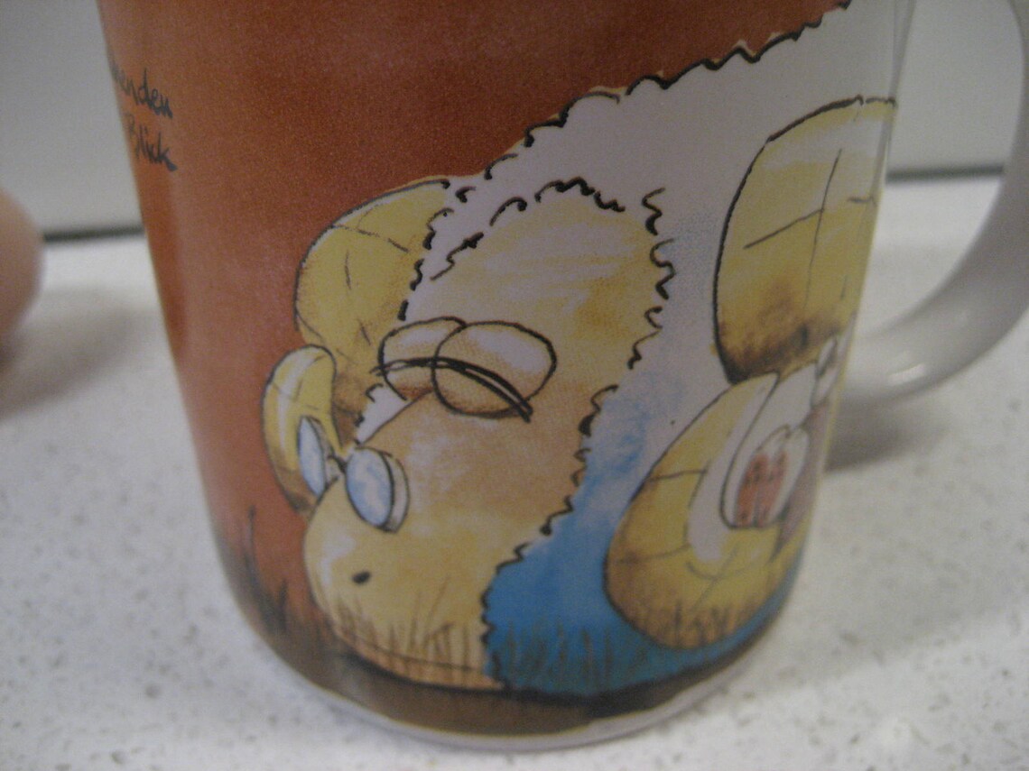 Vintage Thomas Goletz Friendship Coffee Mug Widder Diddl Die - Etsy