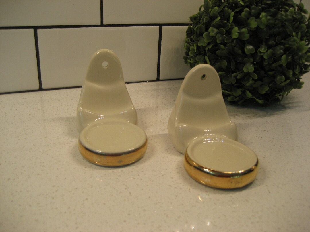 CHOICE Vintage Wall Mount Teacup & Saucer Display OR Toothbrush and ...