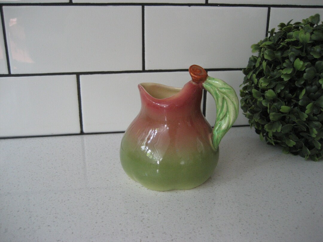 Vintage Shorter & Son Glazed Pottery Pitcher Staffordshire England Twig ...