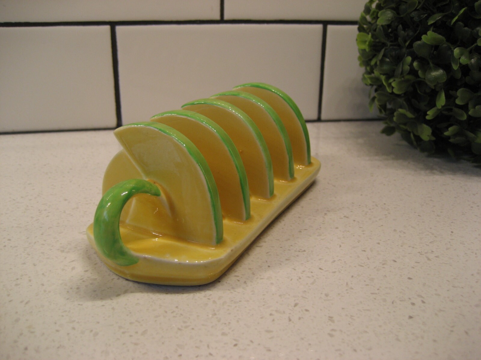 Vintage Carlton Ware Art Deco Toast Rack Miami Beach Lemon | Etsy Australia