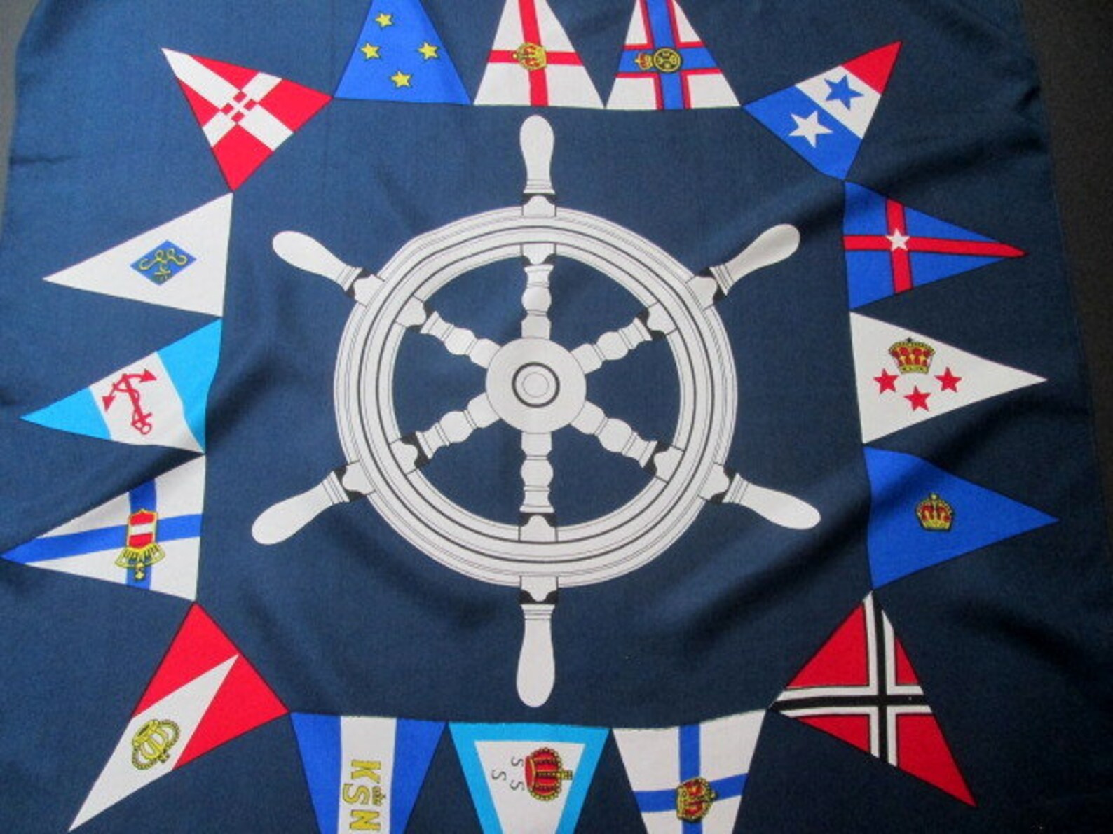 Banderas náuticas clásicas barcos motivo de rueda Vintage - Etsy España