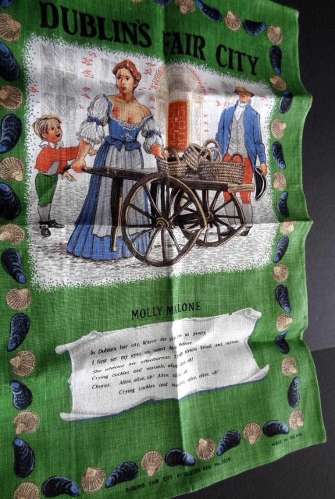 Crisp Unused ULSTER Weavers dublin Fair City molly Malone Ireland ...